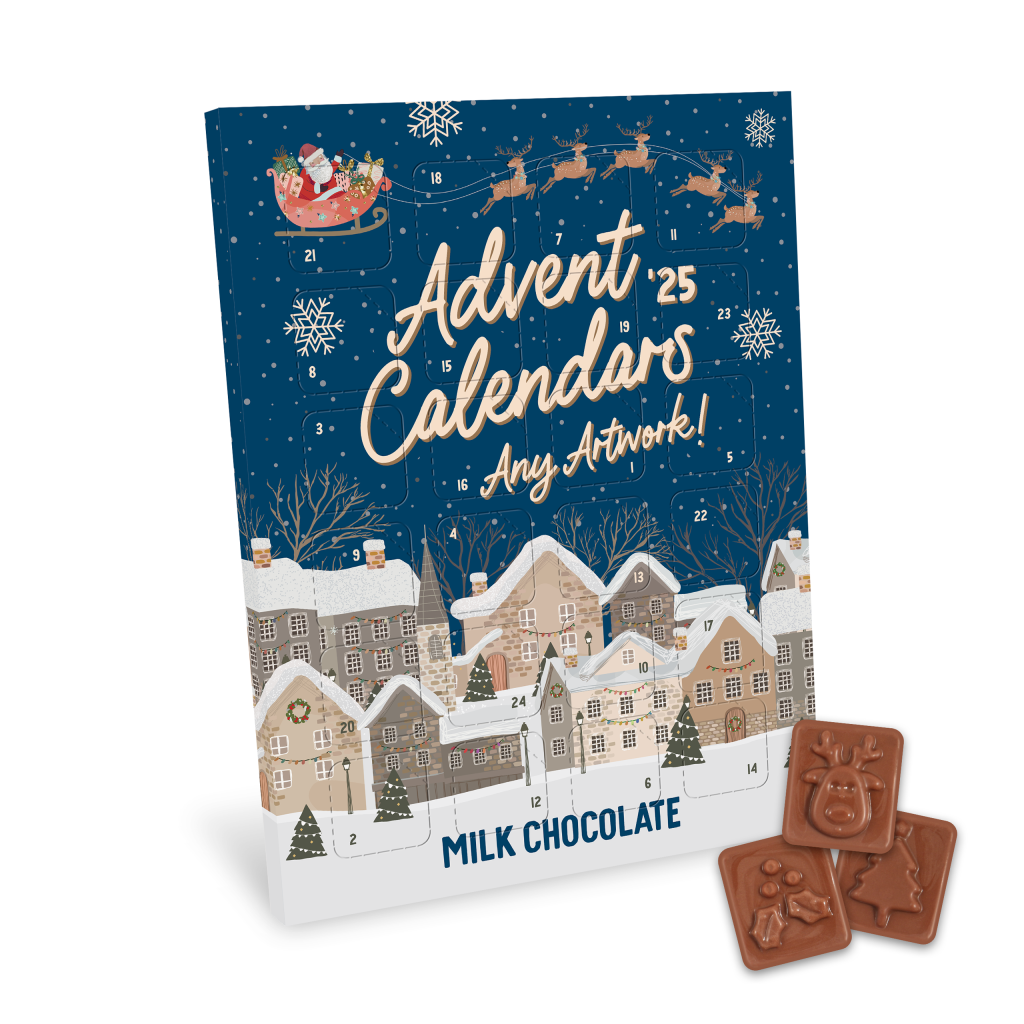 Promotional Advent Calendars Printed UK - Quality Chocolate